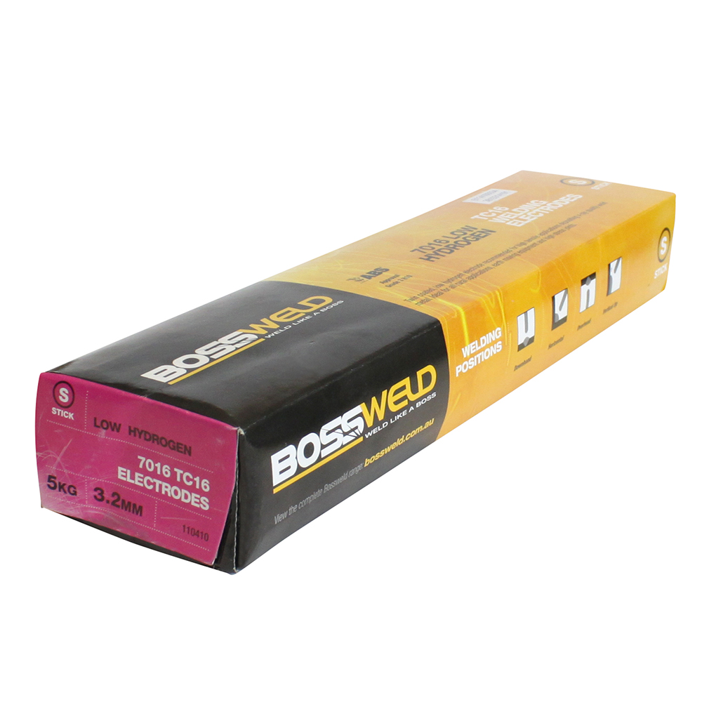BOSSWELD TC16 7016 LH TWIN COATED ELECTRODE 3.2MM X 5KG - Austech - AusTech