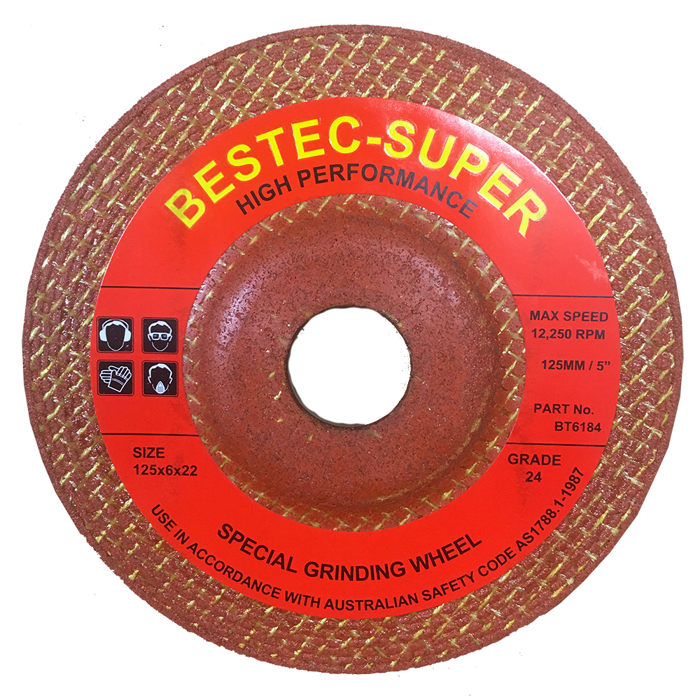(EA) 5"X6X22 SUPER ORANGE GRINDING DISC - AusTech STAGE - AusTech