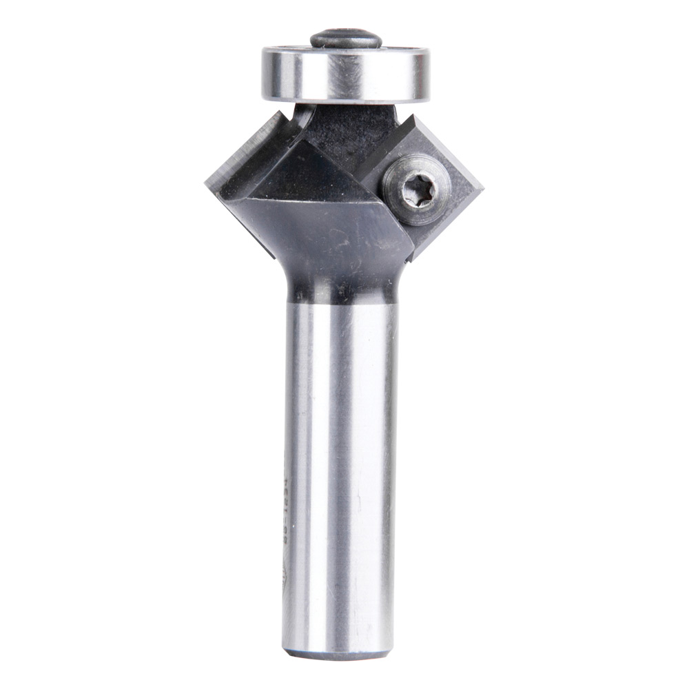 Carbitool R45B Replaceable Insert 2 Flute - Bevel Trimming Bit - 45° 6 ...